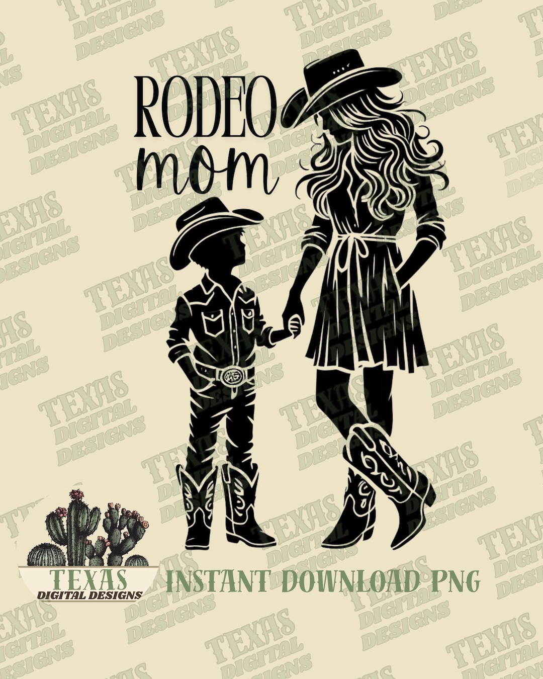 Rodeo Mom Son PNG | Western Cowboy Sublimation Design | Country Boy ...