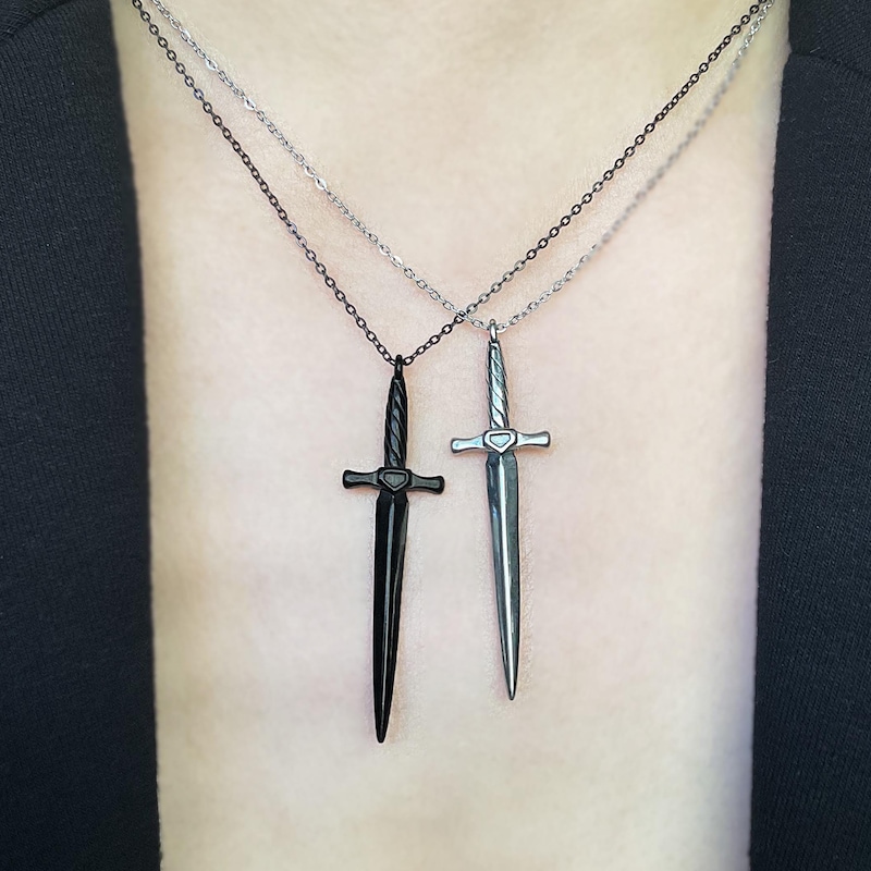 Dagger Necklace - Etsy