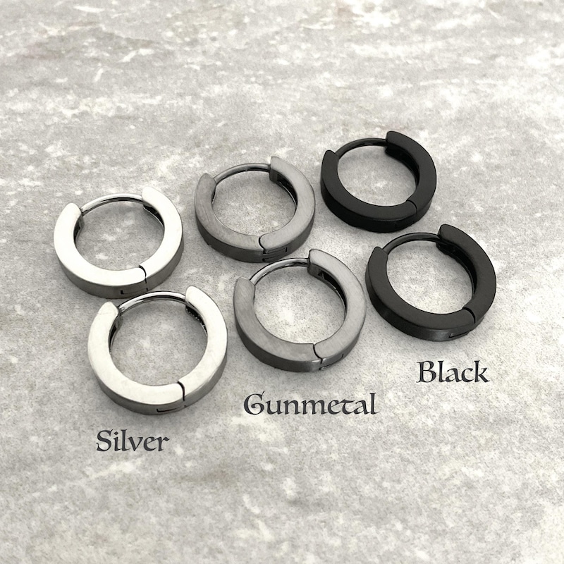 Matt Earring Silver - Etsy