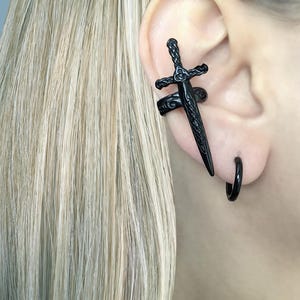 Sword Ear Cuff, Celtic Ear Cuff, No Piercing Earring, Viking Ear Cuff ...