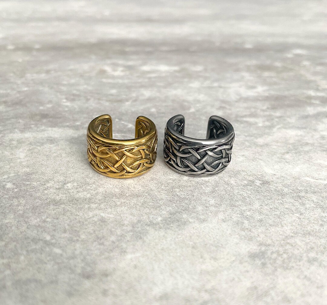 Celtic Earring Celtic Knot Ear Cuff, Cuff Earring,celtic Ear Cuff, No ...