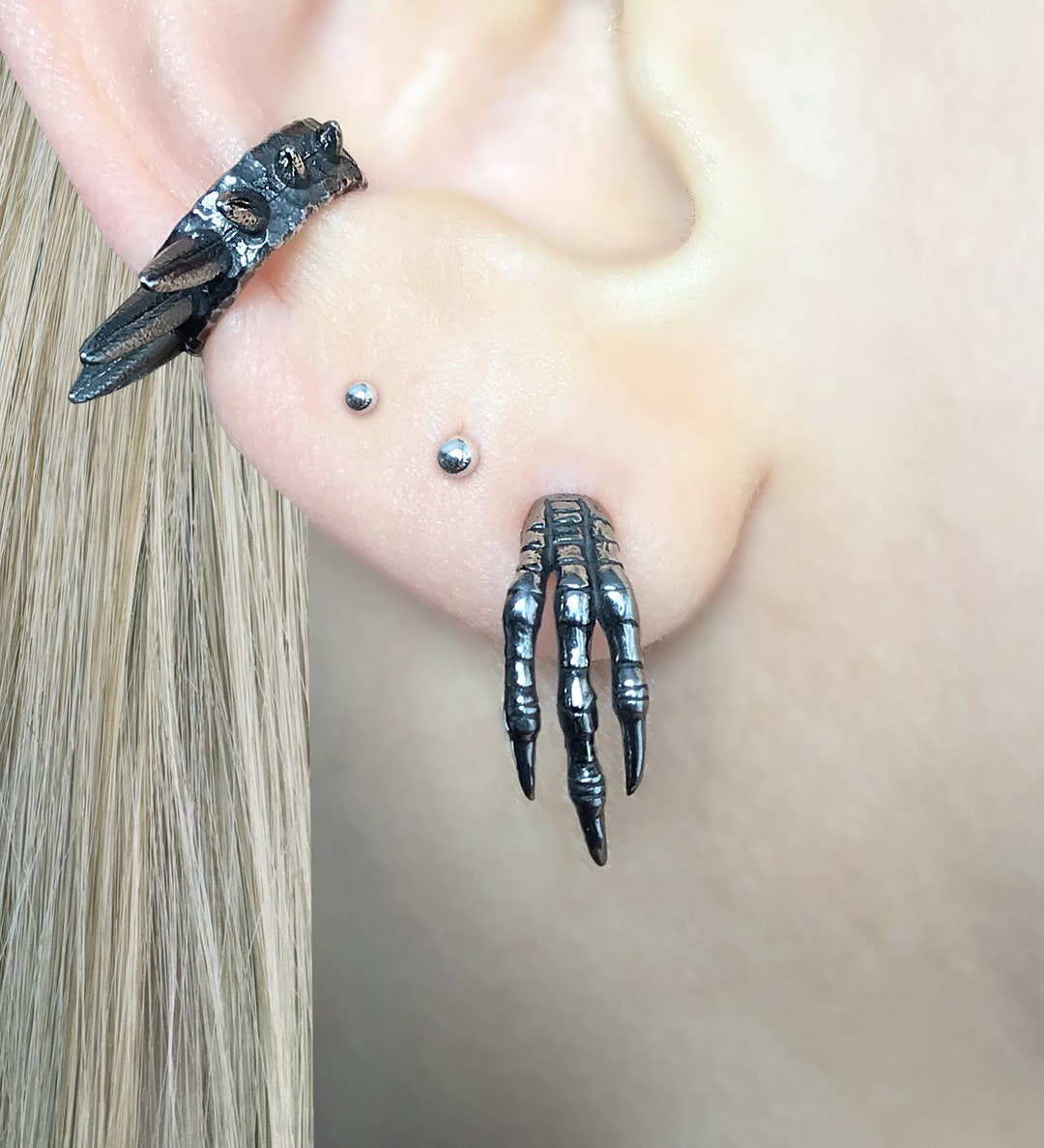 Bird's Claw Earrings,chicken Claw Earrings, Chicken Foot Earrings ...
