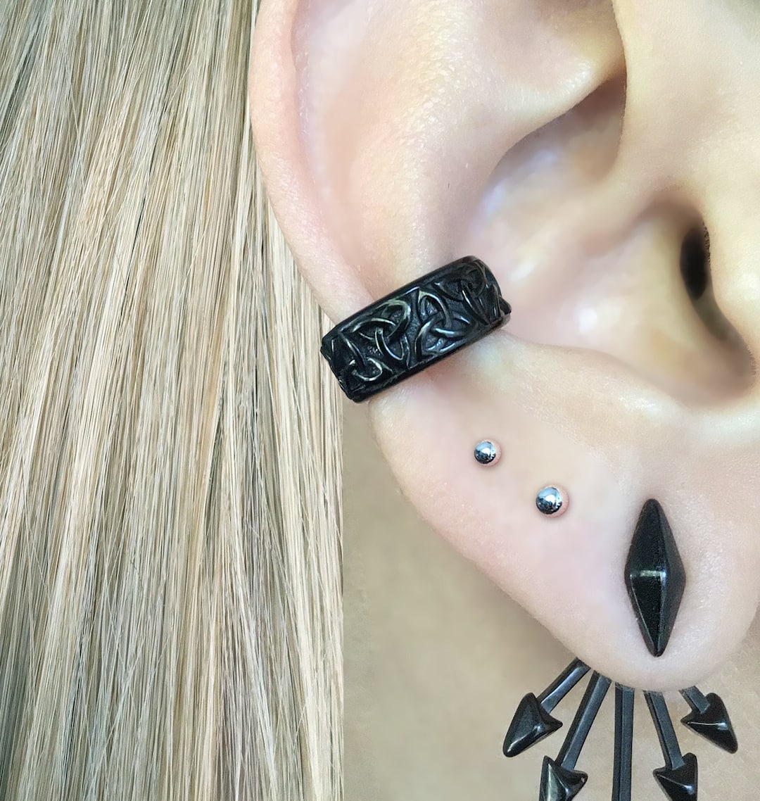 Celtic Knot Ear Cuff, Cuff Earring,celtic Ear Cuff, No Piercing Earring ...