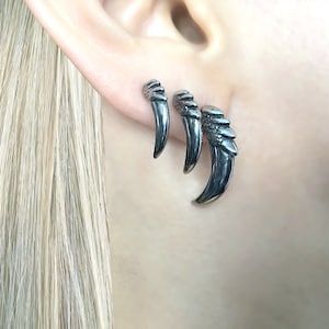 Dragon Claw Earrings, Claw Earrings, Gothic Earrings, Edgy Earring, Dragon Earrings, Dragon Claw ...