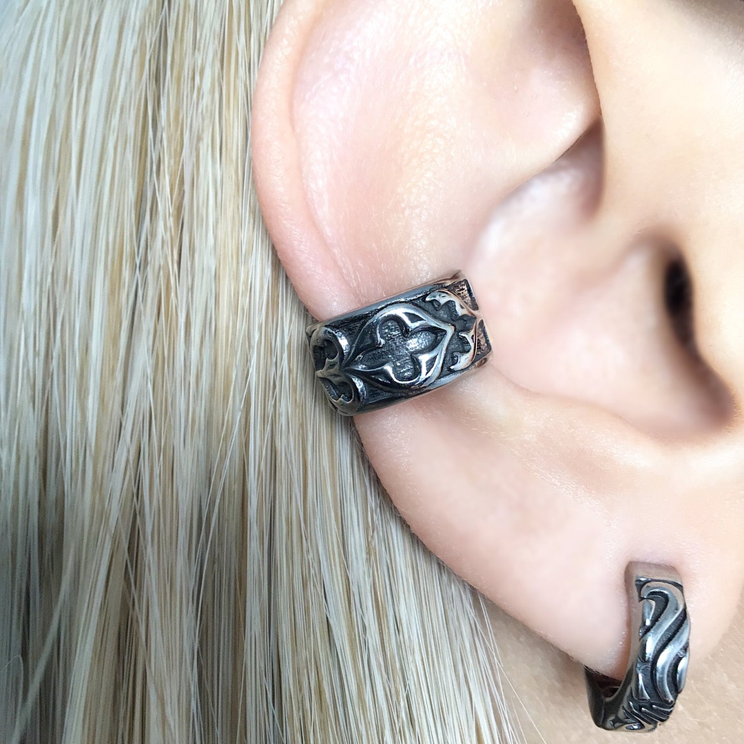 Gothic Ear Cuff, Cuff Earring ,gothic Fake Cartilage ,ear Cuff, No ...