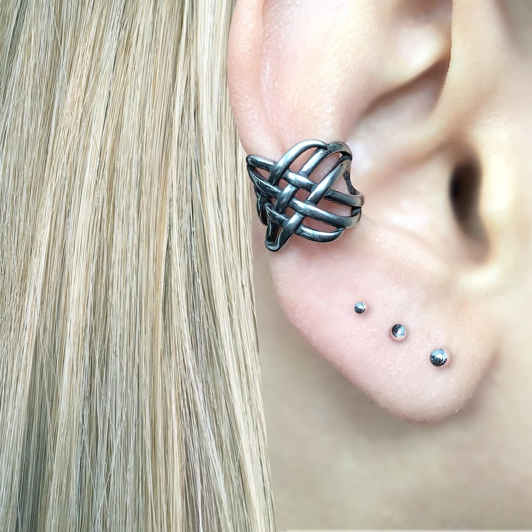 Celtic Knot Ear Cuff , Cuff Earring,celtic Ear Cuff, No Piercing ...