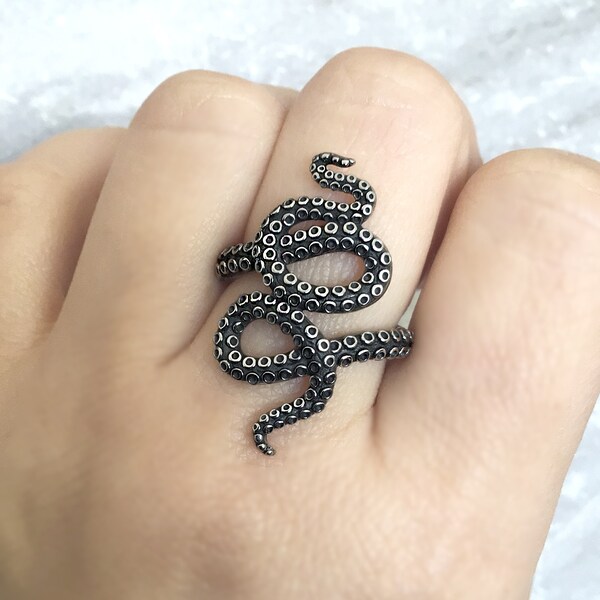 Octopus Ring - Etsy