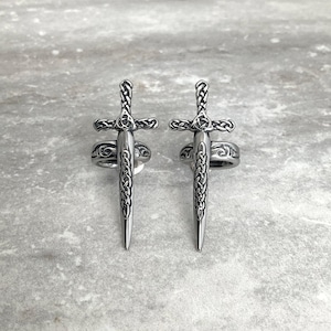 Sword Ear Cuff, Celtic Ear Cuff, No Piercing Earring, Viking Ear Cuff ...
