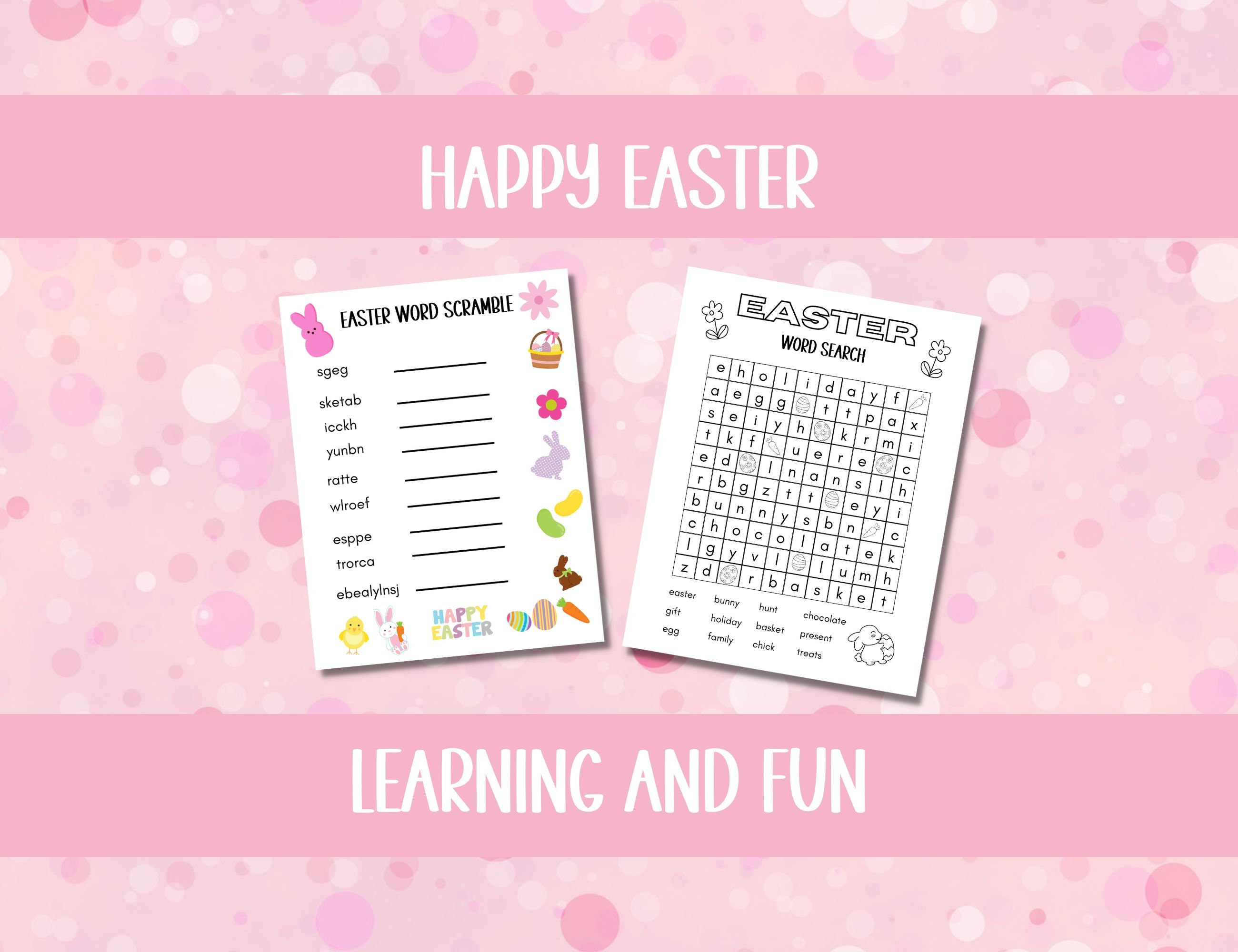 Easter Activity Sheets for Kids Easter Word Search for Kids, Easter ...