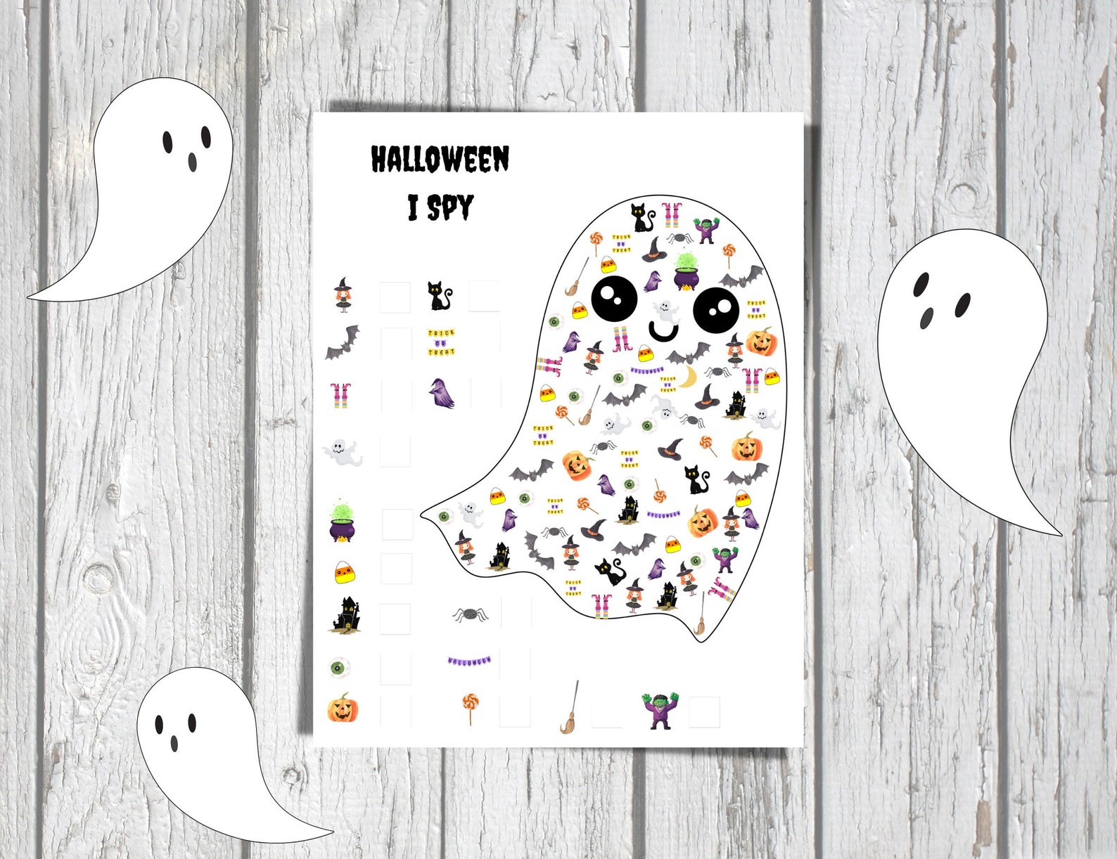I Spy Fall Printable Activity Game for Kids, Fall Games for Children ...