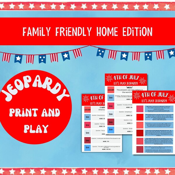 Jeopardy Game - Etsy