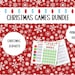 Christmas Games for Families. Printable Holiday Party Game Bundle ...