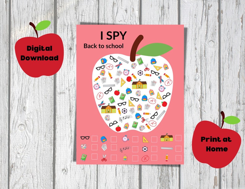 I Spy Fall Printable Activity Game for Kids, Fall Games for Children ...