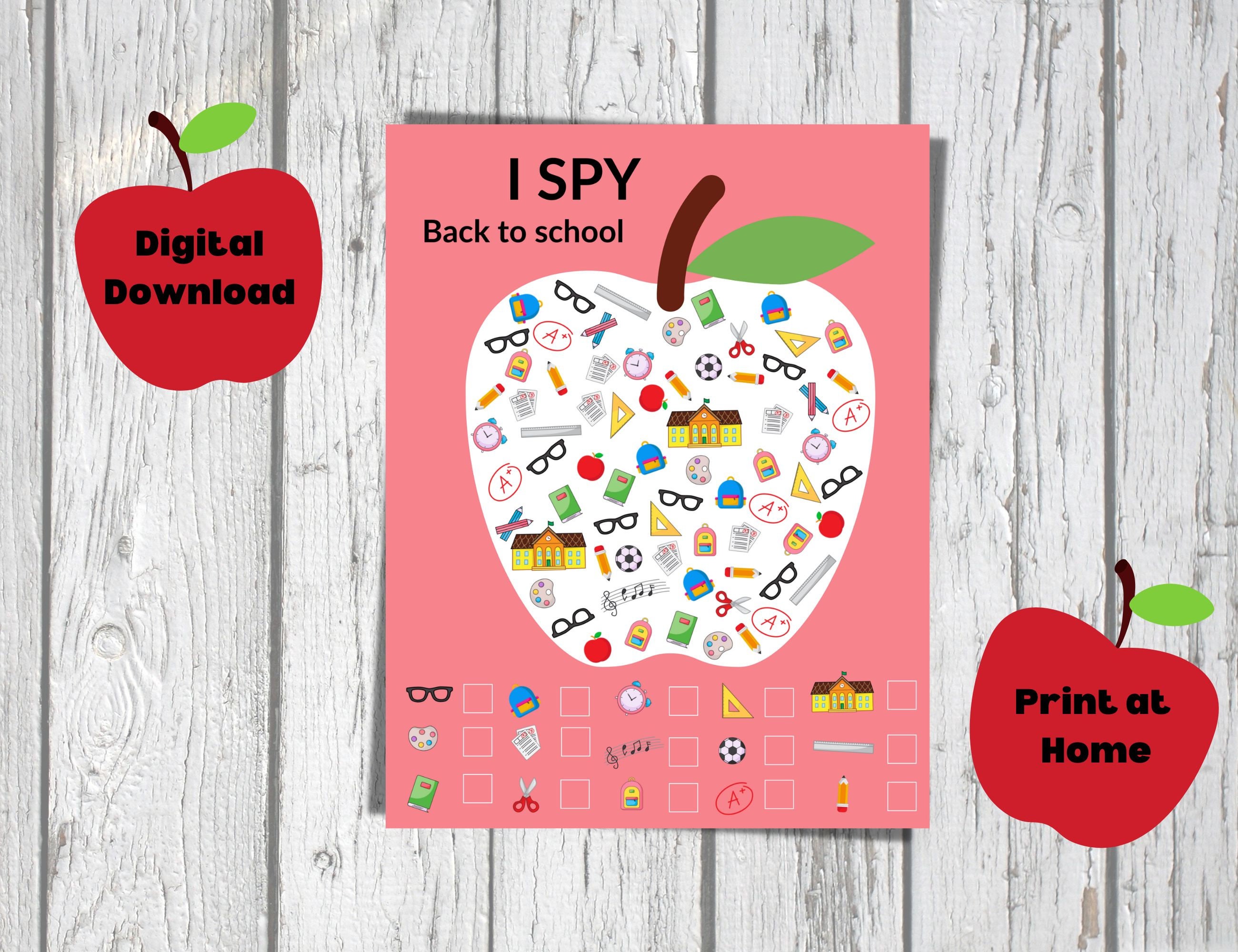 I Spy Fall Printable Activity Game for Kids, Fall Games for Children ...