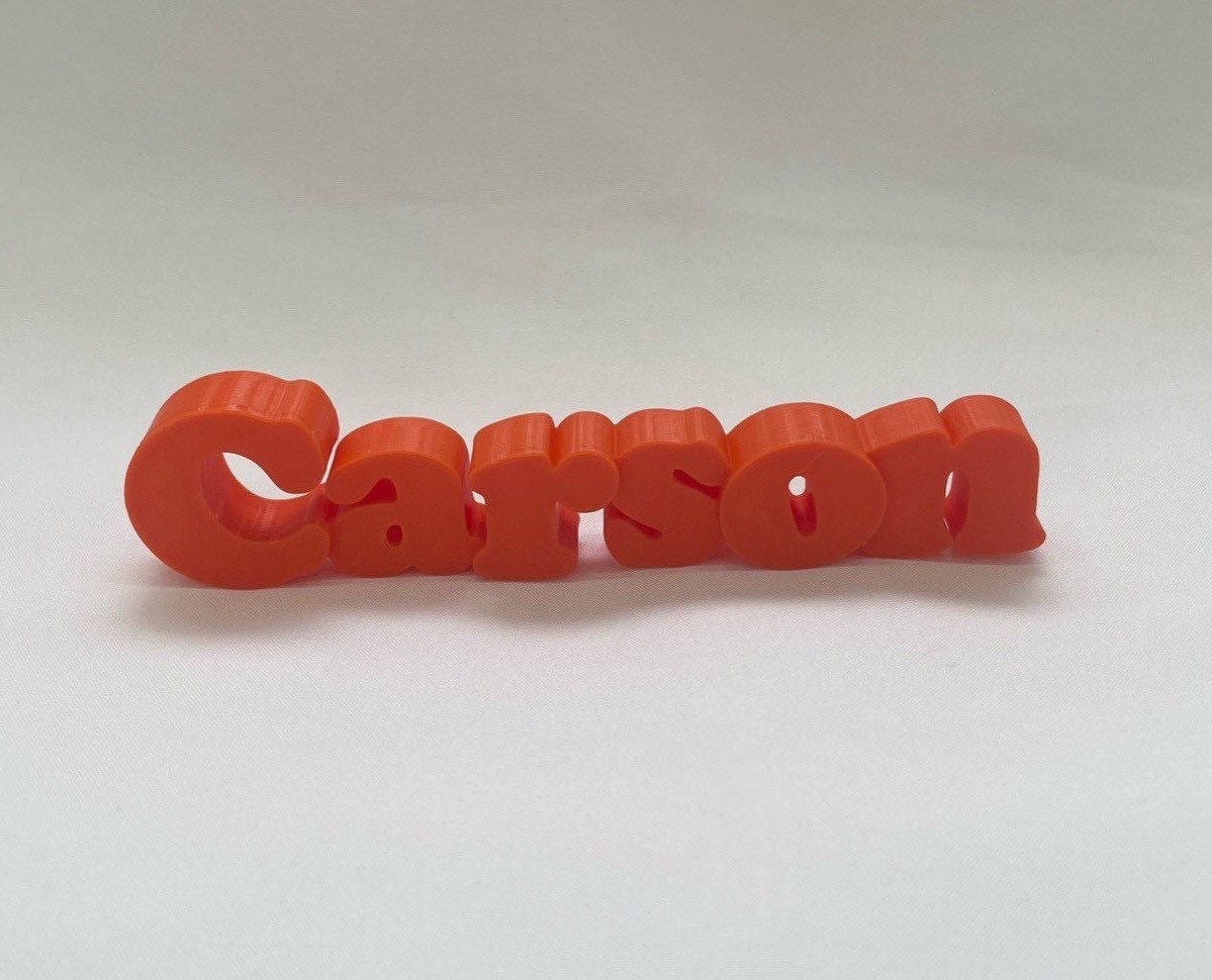 3D Printed Custom Name Plates - Etsy