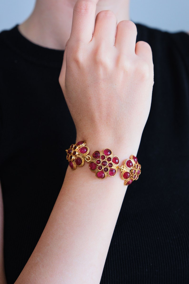 22K Gold-plated Bracelet ,unique Special Designs,handmade Bracelet,gift ...