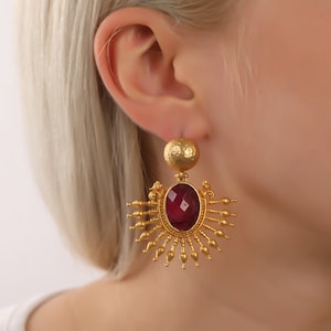 Turkish Jewelry Earrigns ,handmade Design Earrings.byzitine Model ...