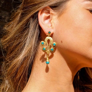 Handmade Ottoman Earrigns Art Model Turkish Jewelery .handmade Earrigns ...