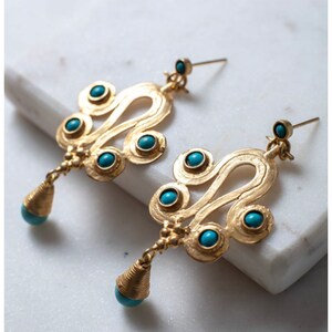 Handmade Ottoman Earrigns Art Model Turkish Jewelery .handmade Earrigns ...