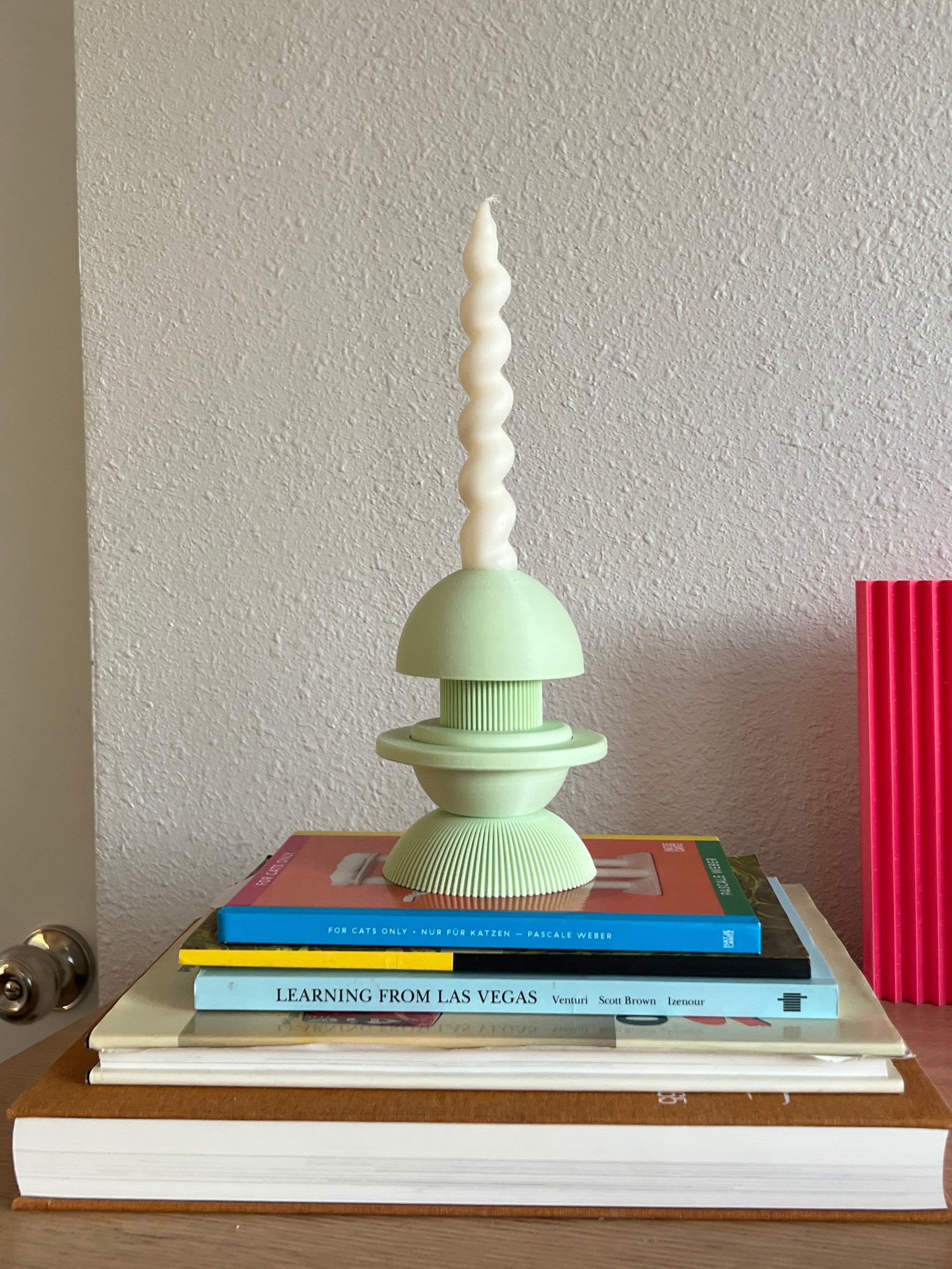 Post Modern Candlestick Holder - 3D Printed Eclectic Decor - Etsy