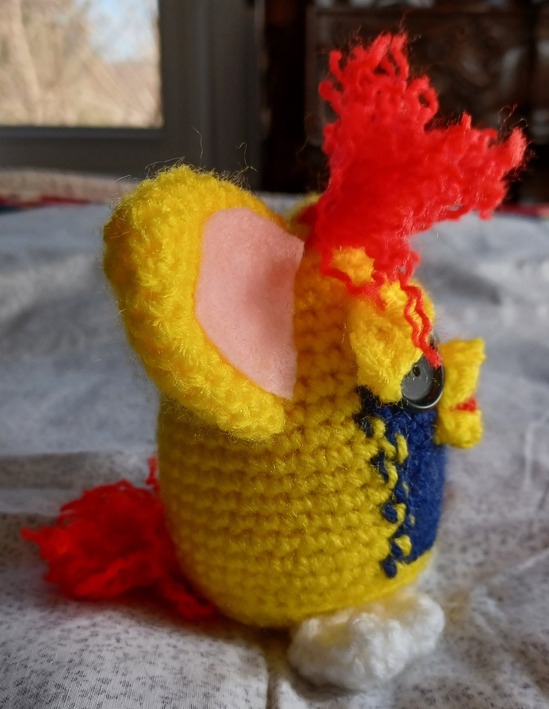 Primary Colors Furby Inspired Plush Toy, Crochet Furby Amigurumi, Furby ...