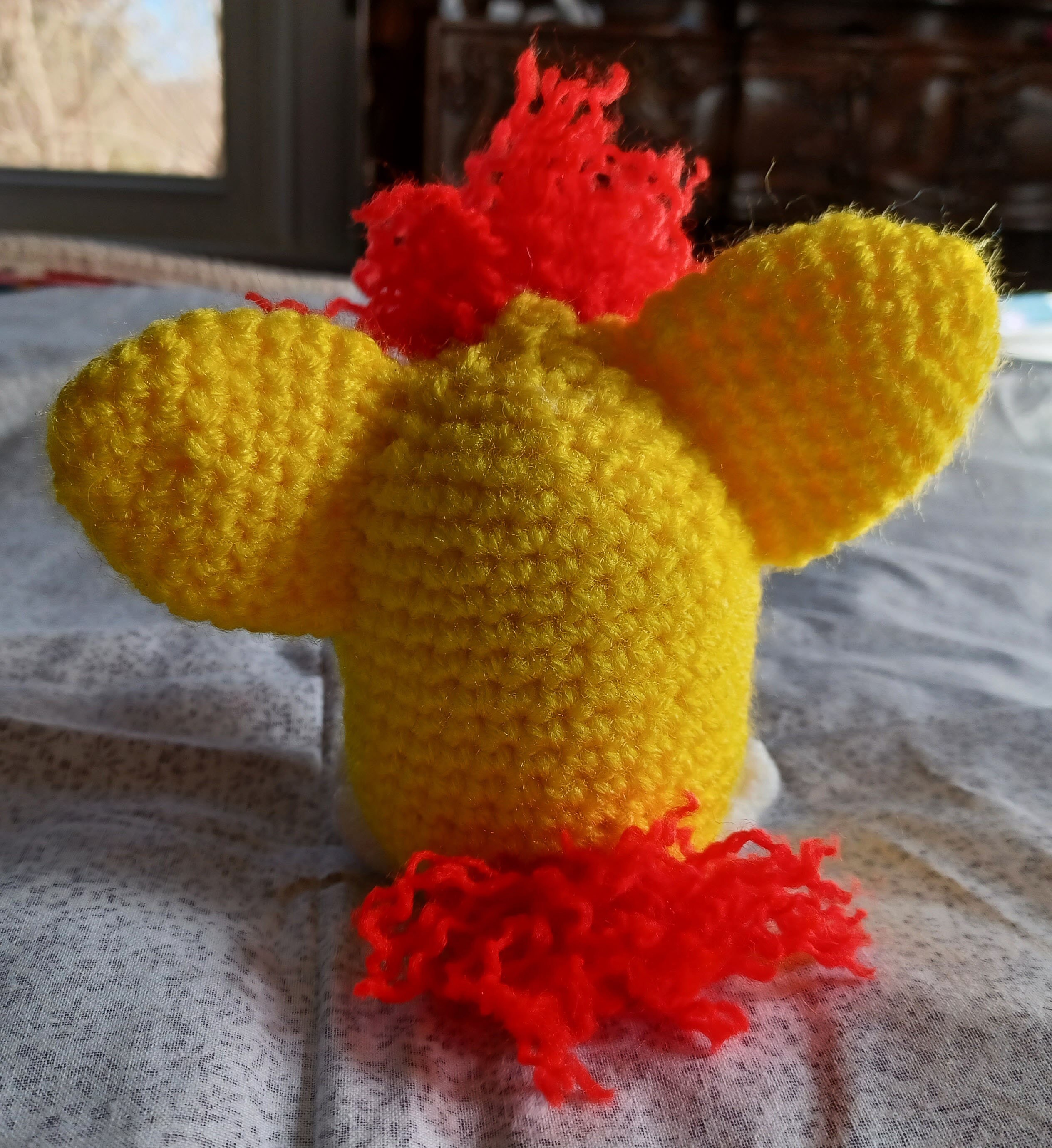 Primary Colors Furby Inspired Plush Toy, Crochet Furby Amigurumi, Furby ...