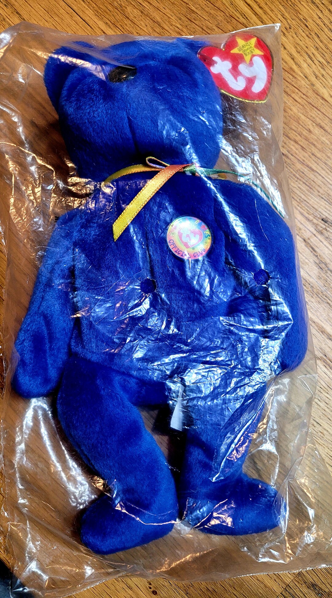 TY Clubby the Bear (1998) Beanie Baby. Club Members Only/ Rare Beanie ...