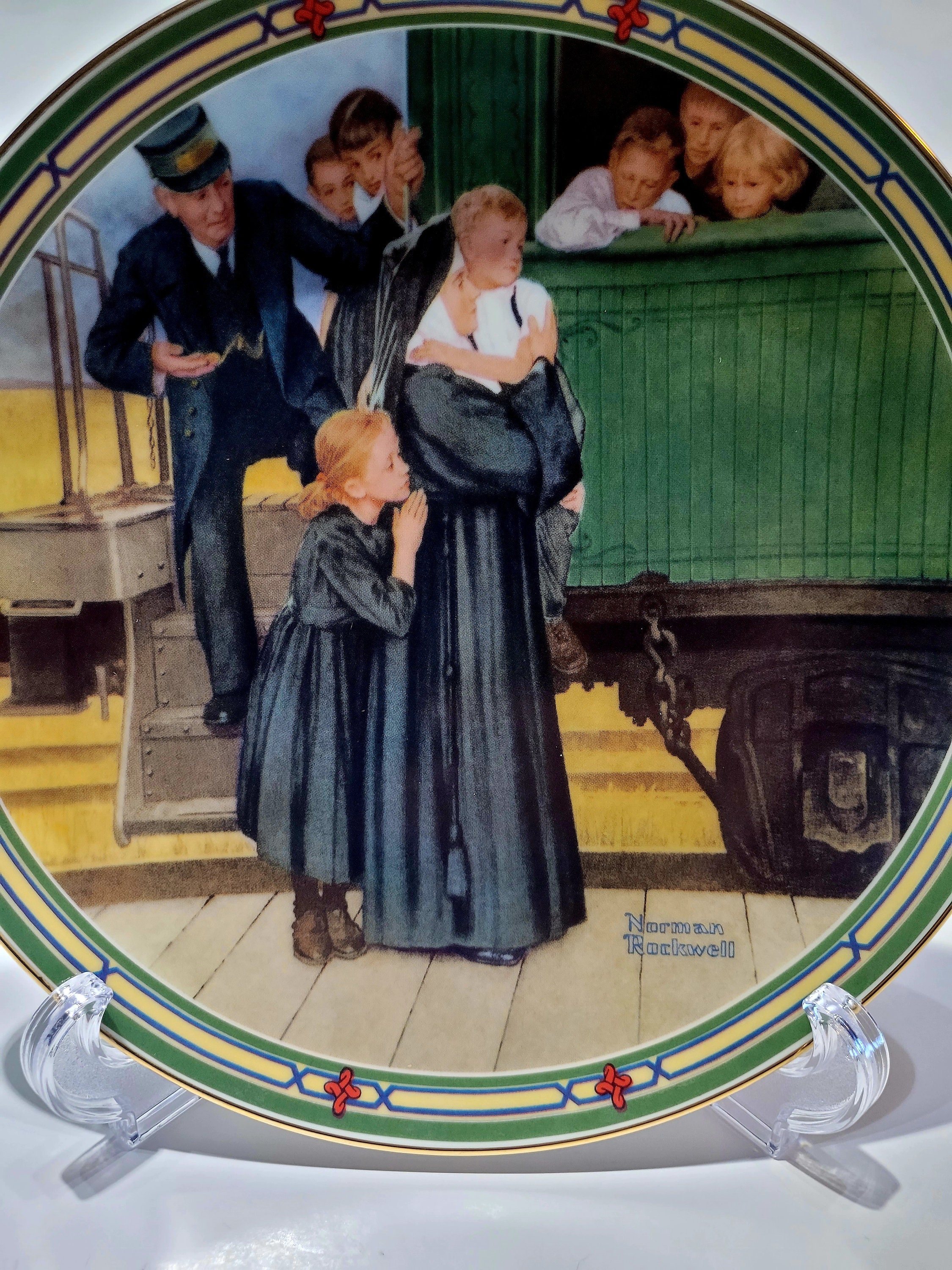 Collector Plate "an Orphan's Hope" by Norman Rockwell, Seventh Issue in ...
