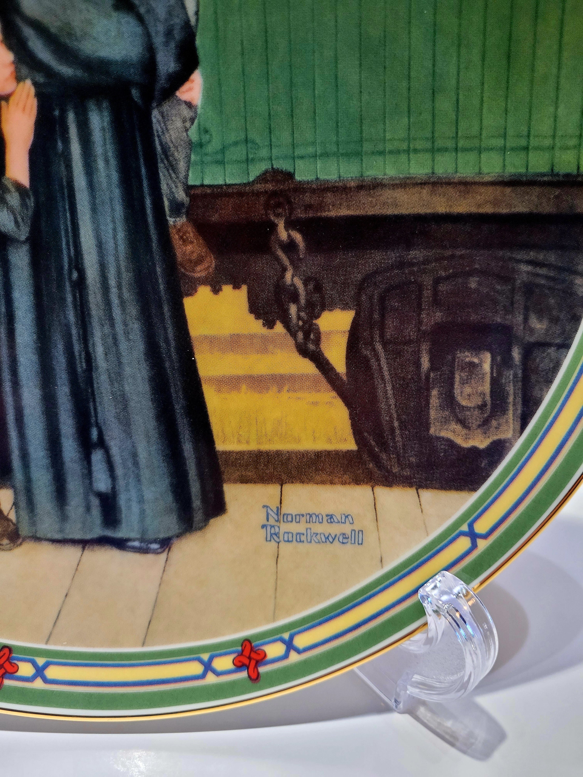Collector Plate "an Orphan's Hope" by Norman Rockwell, Seventh Issue in ...
