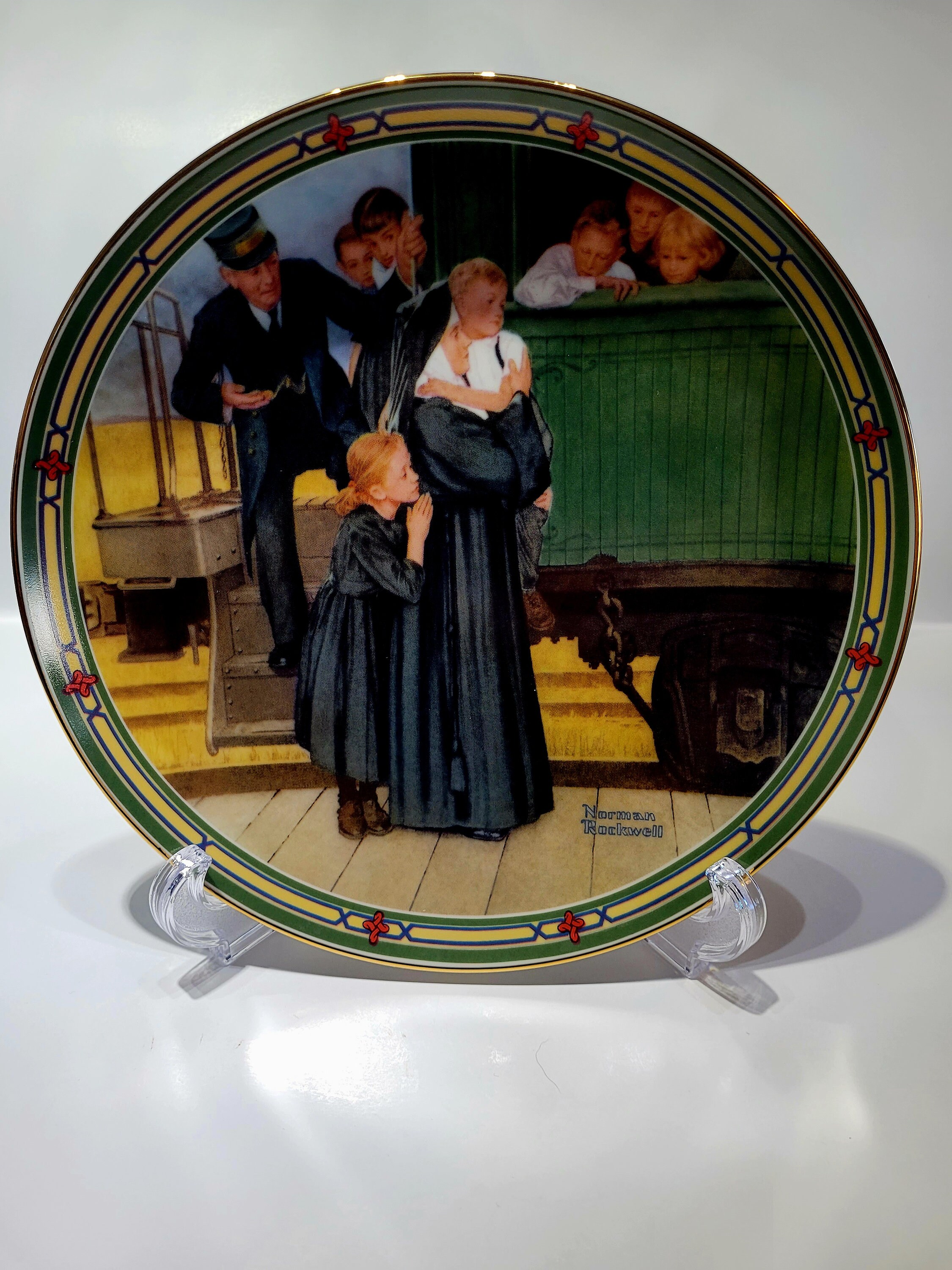 Collector Plate "an Orphan's Hope" by Norman Rockwell, Seventh Issue in ...