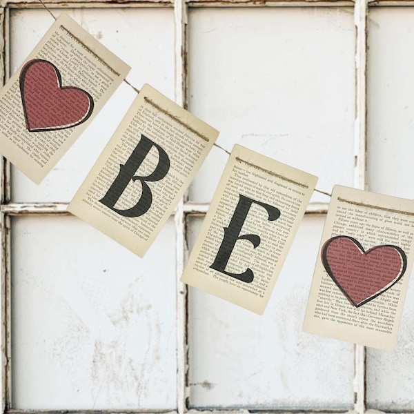 Valentine Banner - Etsy