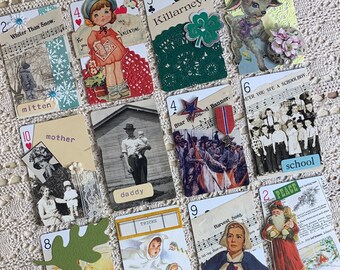 Junk Journal Playing Cards - Etsy