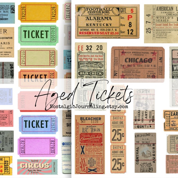 Tickets - Etsy