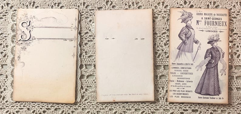 SAMPLE CARDS, 6 Handmade Vintage Lace and Fabric Sample Cards, Old ...