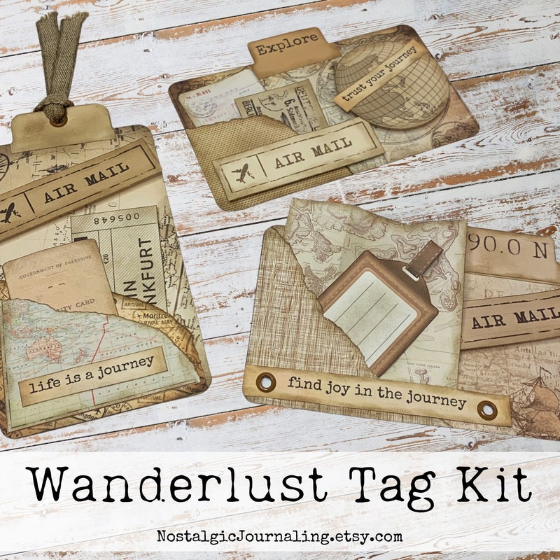 Kids Luggage Tag With Map - Etsy