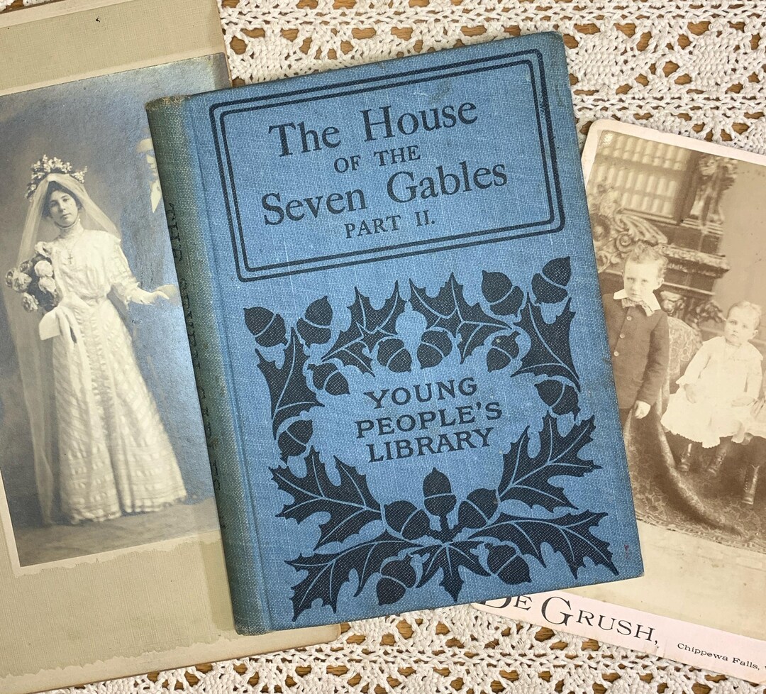 Journal Cover, Antique 1890's, "the House of the Seven Gables", Vintage ...