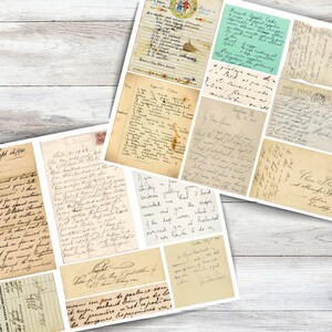 HANDWRITTEN SNIPPETS Digital Download, Vintage 50 Pc Printable ...
