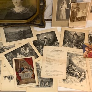 Ephemera Pack, "the Believer" 30 Pc Vintage Religious Ephemera for Junk ...