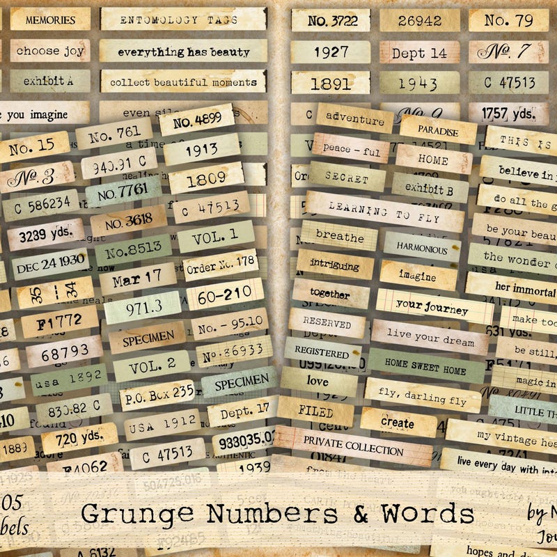 Printable Small Words - Etsy