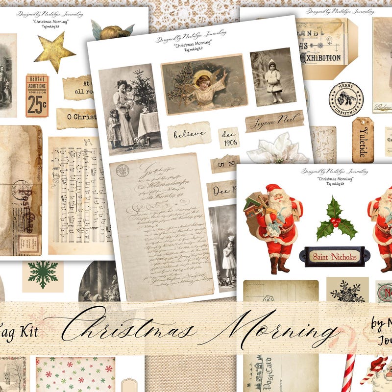 Christmas Morning Clip Art - Etsy
