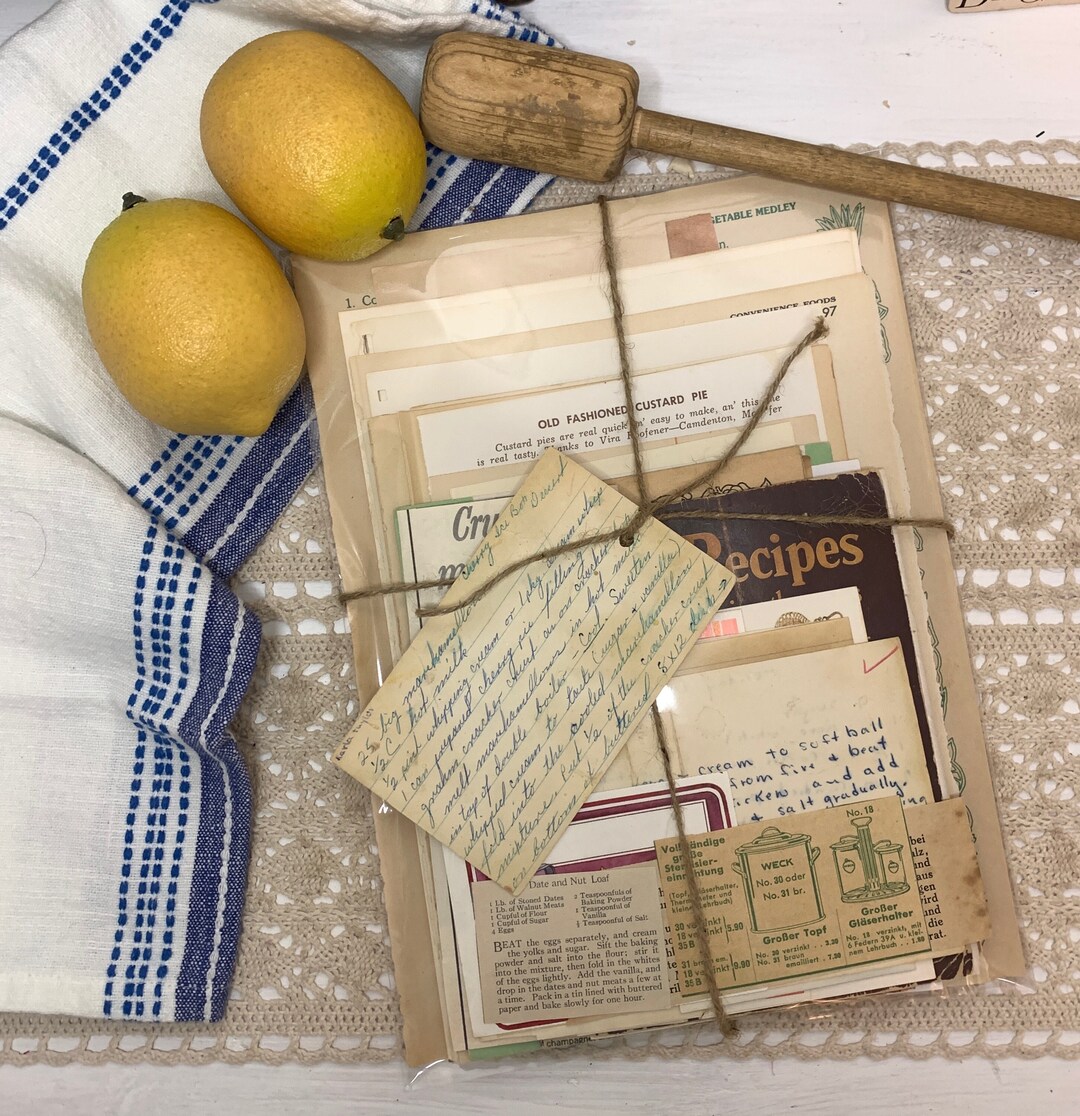 Ephemera Pack, the Chef 48 Pc Vintage Cooking Ephemera for Junk ...