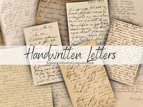 Old Handwriting Letters