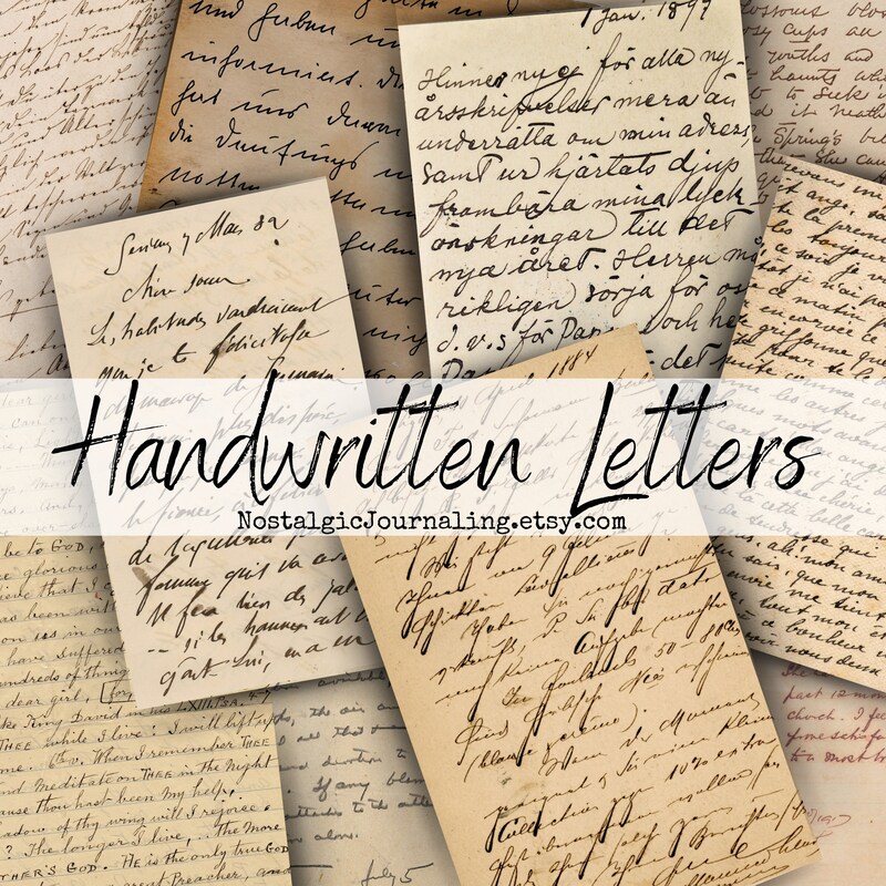 Handwritten Words - Etsy