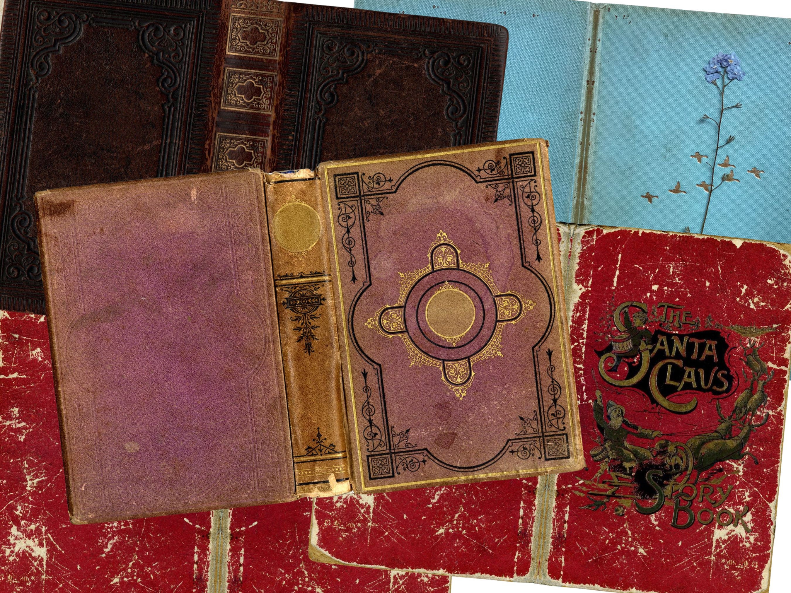 Printable JOURNAL COVERS, 25 Vintage Book Covers for Junk Journaling ...