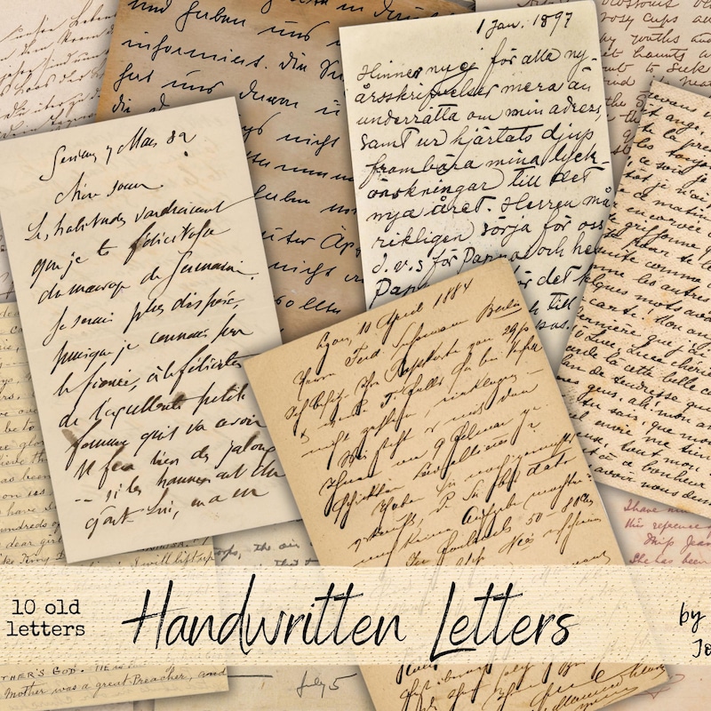 Handwritten Style Letter - Etsy