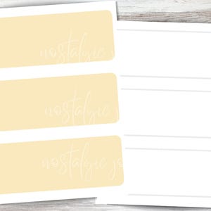 VINTAGE FLASHCARDS Digital Download, Large Vintage Inspired Word ...