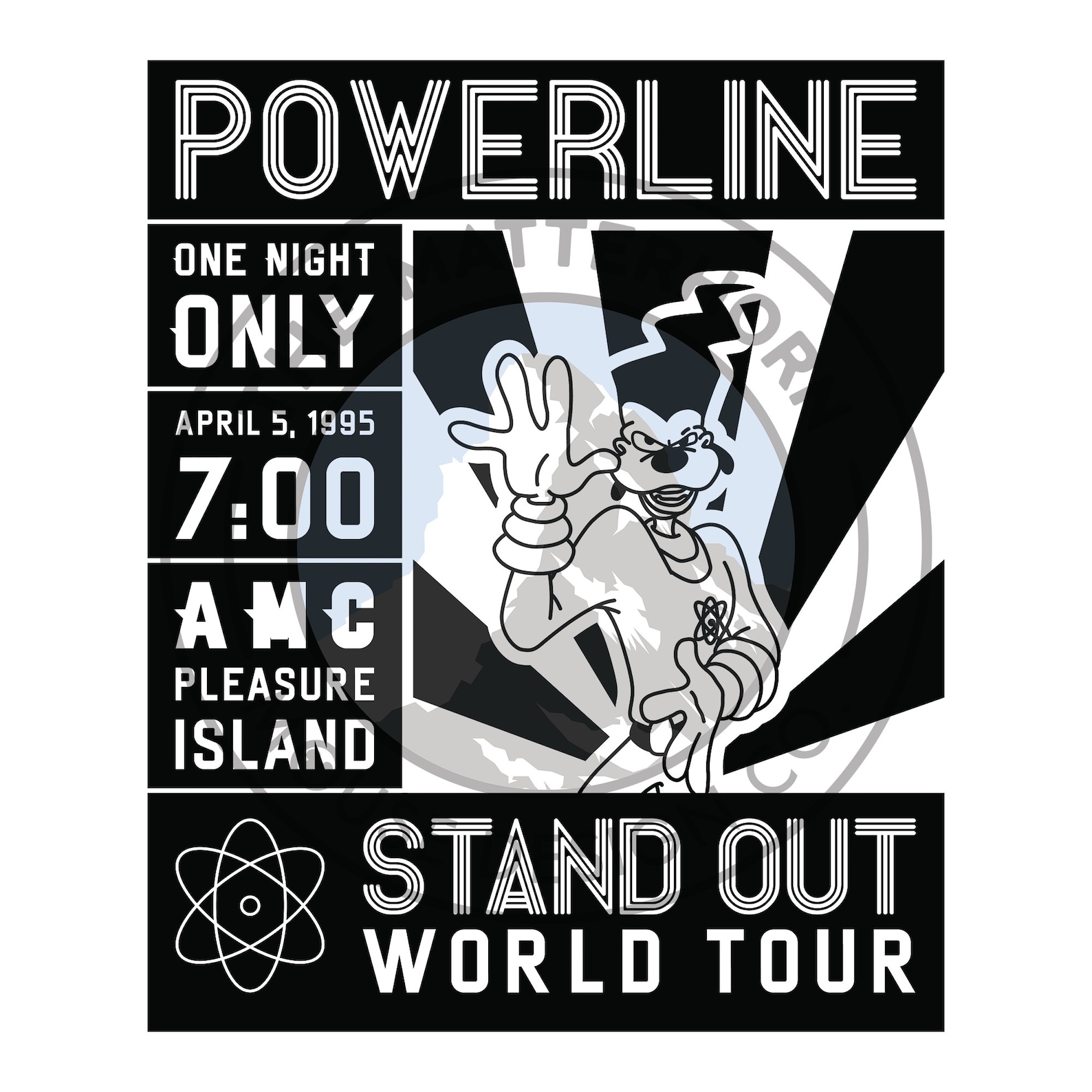 Powerline World Tour Poster SVG Bundle - Etsy
