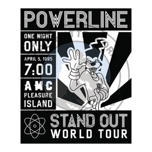 Powerline World Tour Poster SVG Bundle - Etsy