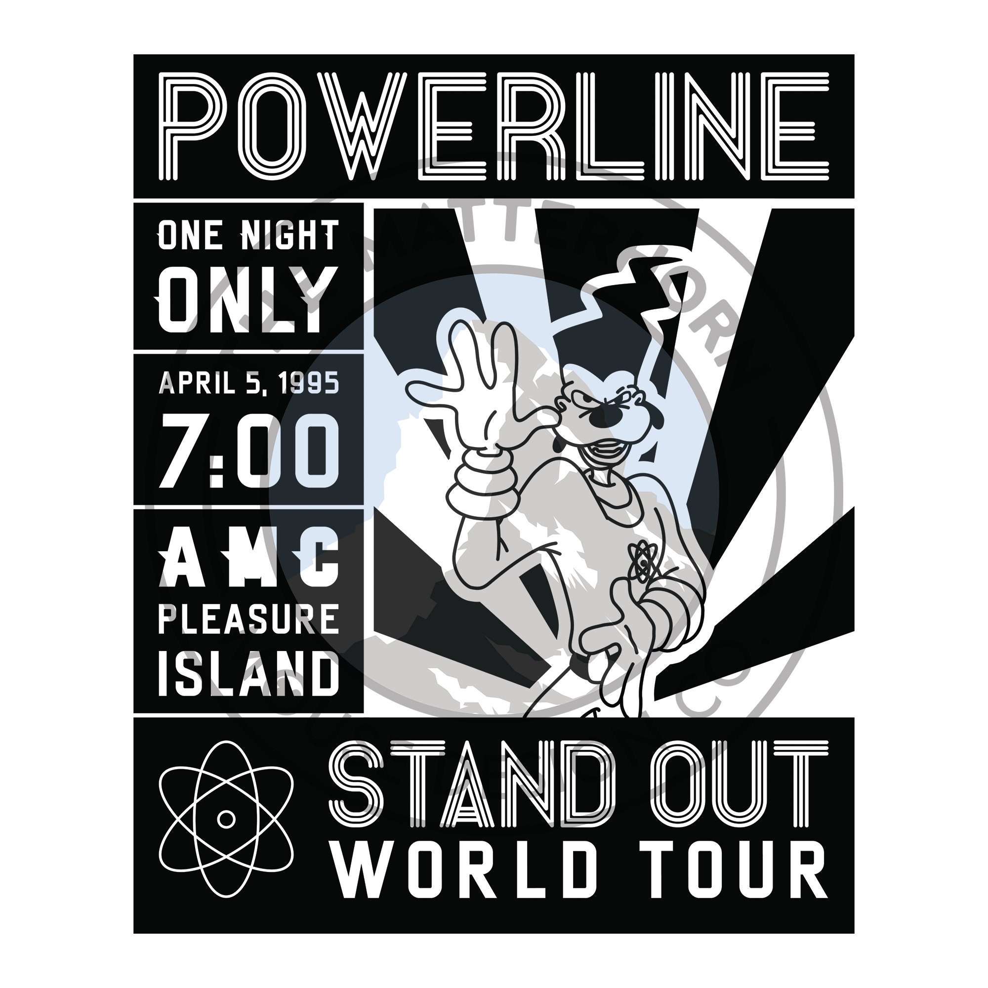 Powerline World Tour Poster SVG Bundle - Etsy