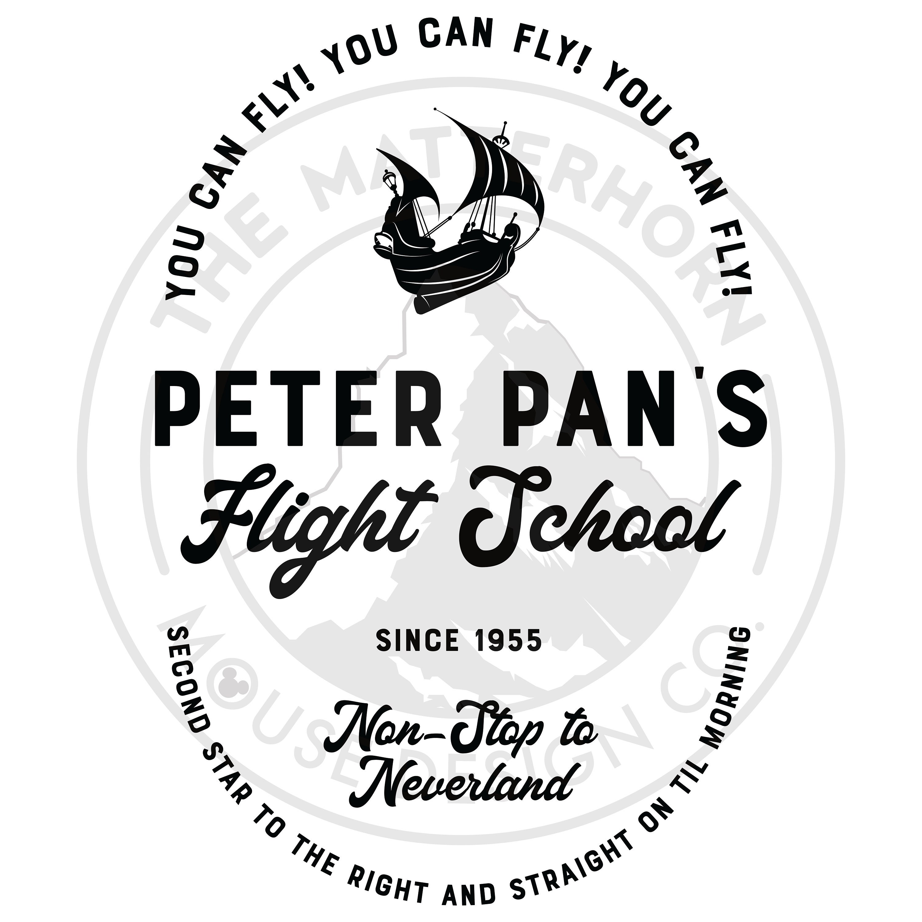 Peter Pan's Flight School SVG Bundle - Etsy